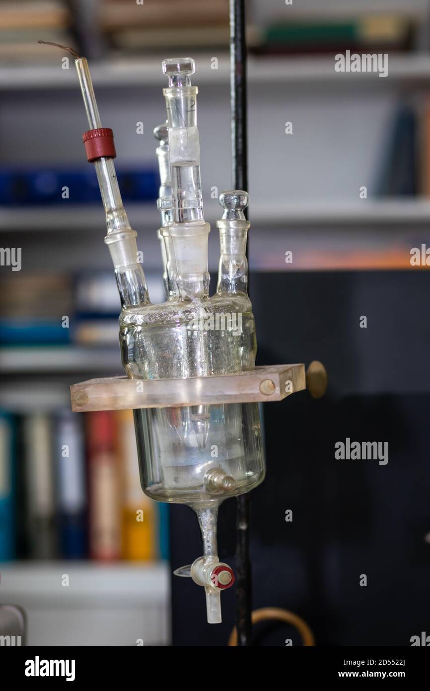 View over physico-chemical laboratory equipment Stock Photo - Alamy