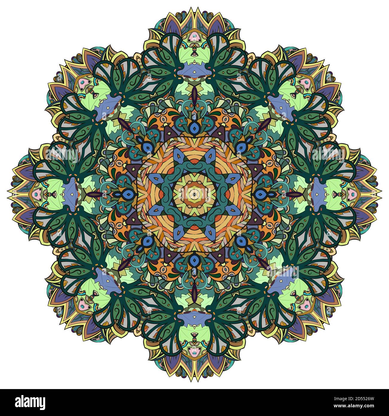 Mandala, tracery wheel mehndi design Stock Vector Image & Art - Alamy