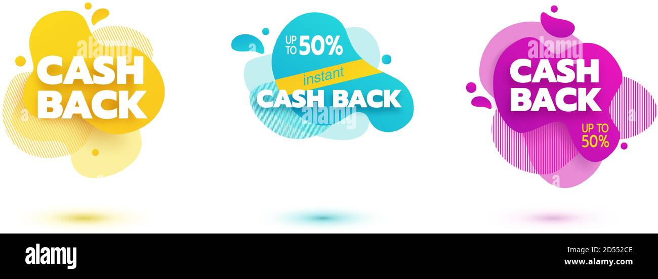 Amoeba liquid design. Dynamical colored forms of amoeba. Modern banner ...