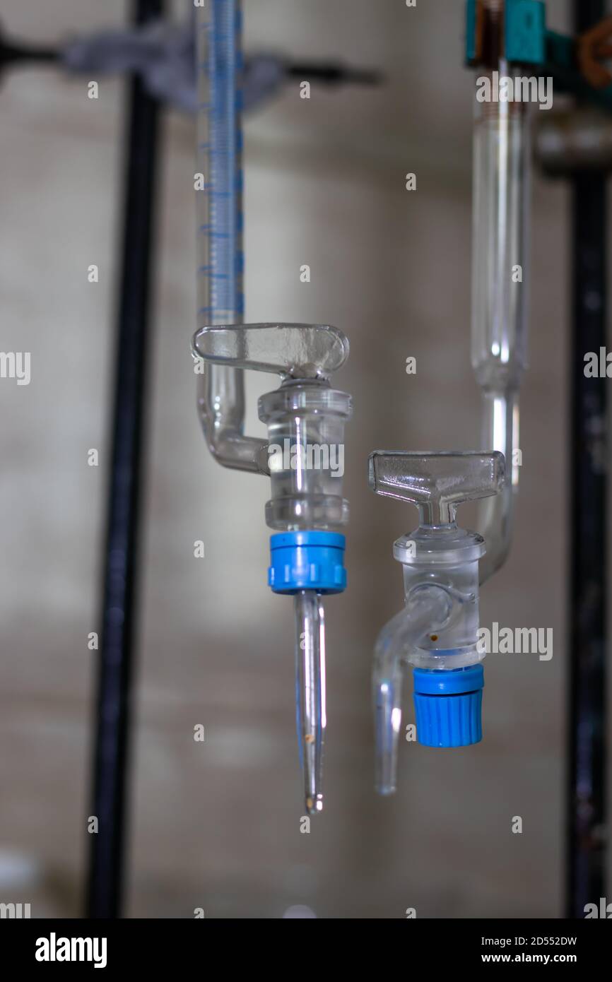 View over physico-chemical laboratory equipment Stock Photo - Alamy