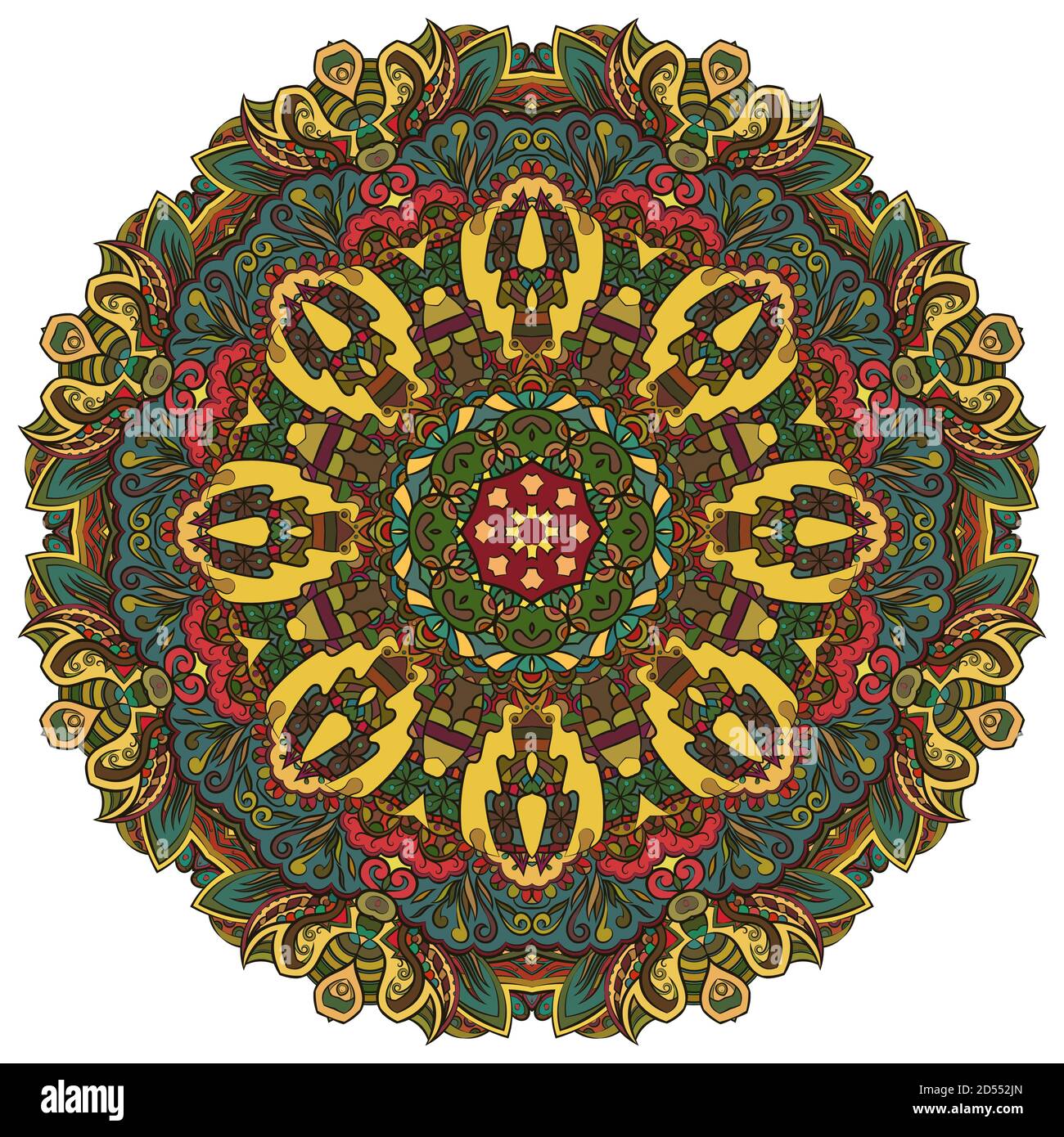 Mandala, tracery wheel mehndi design Stock Vector Image & Art - Alamy