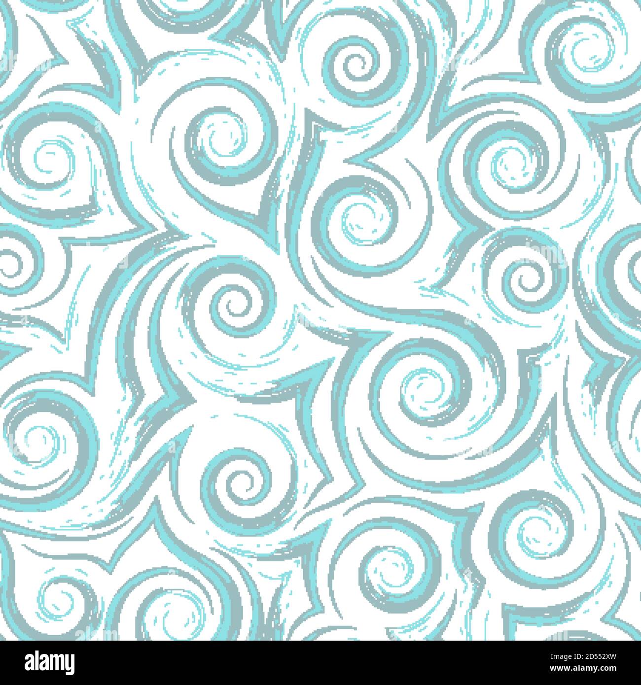 Stylized waves hi-res stock photography and images - Alamy