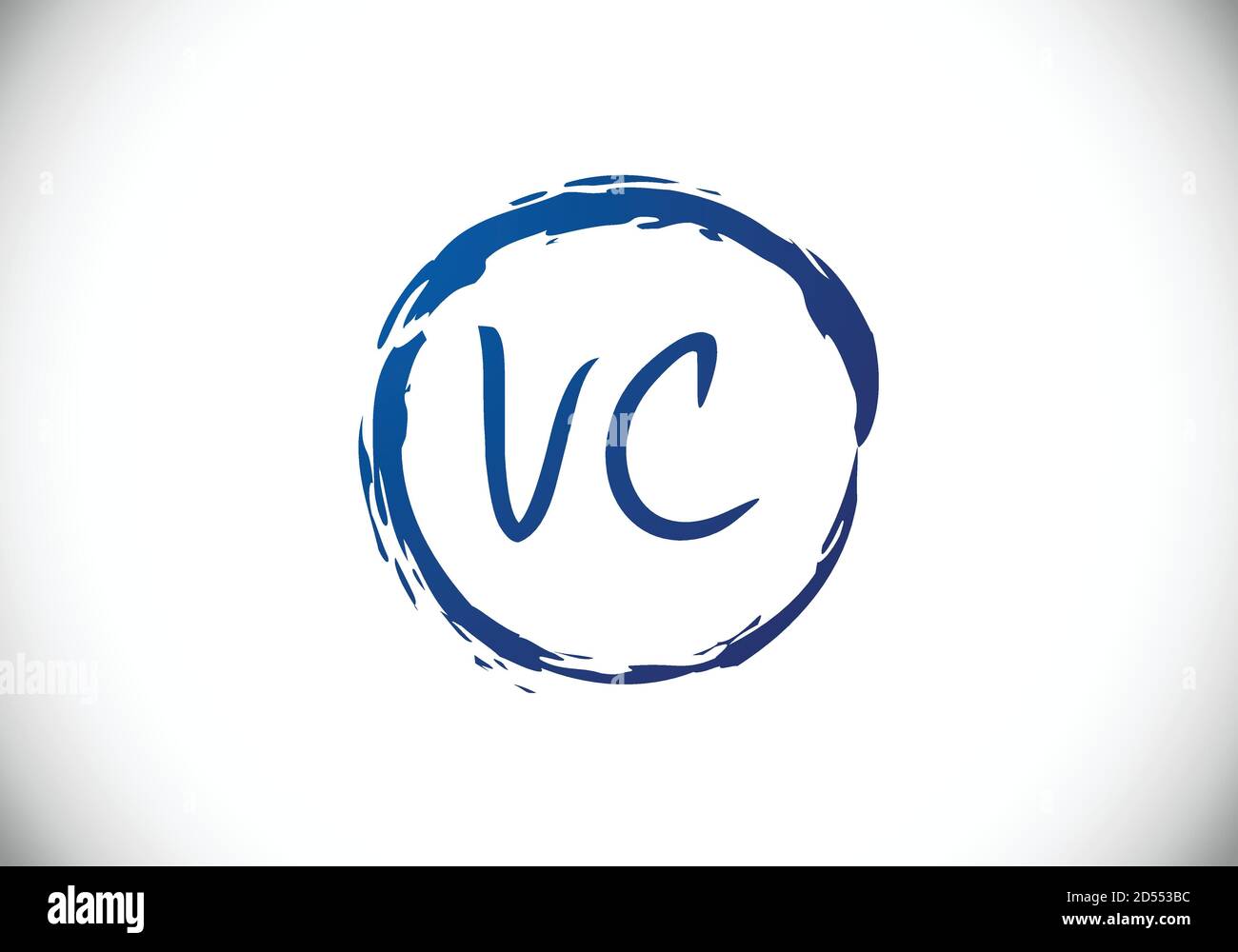 Initial Monogram Letter VC Logo Design Vector Template. Graphic ...