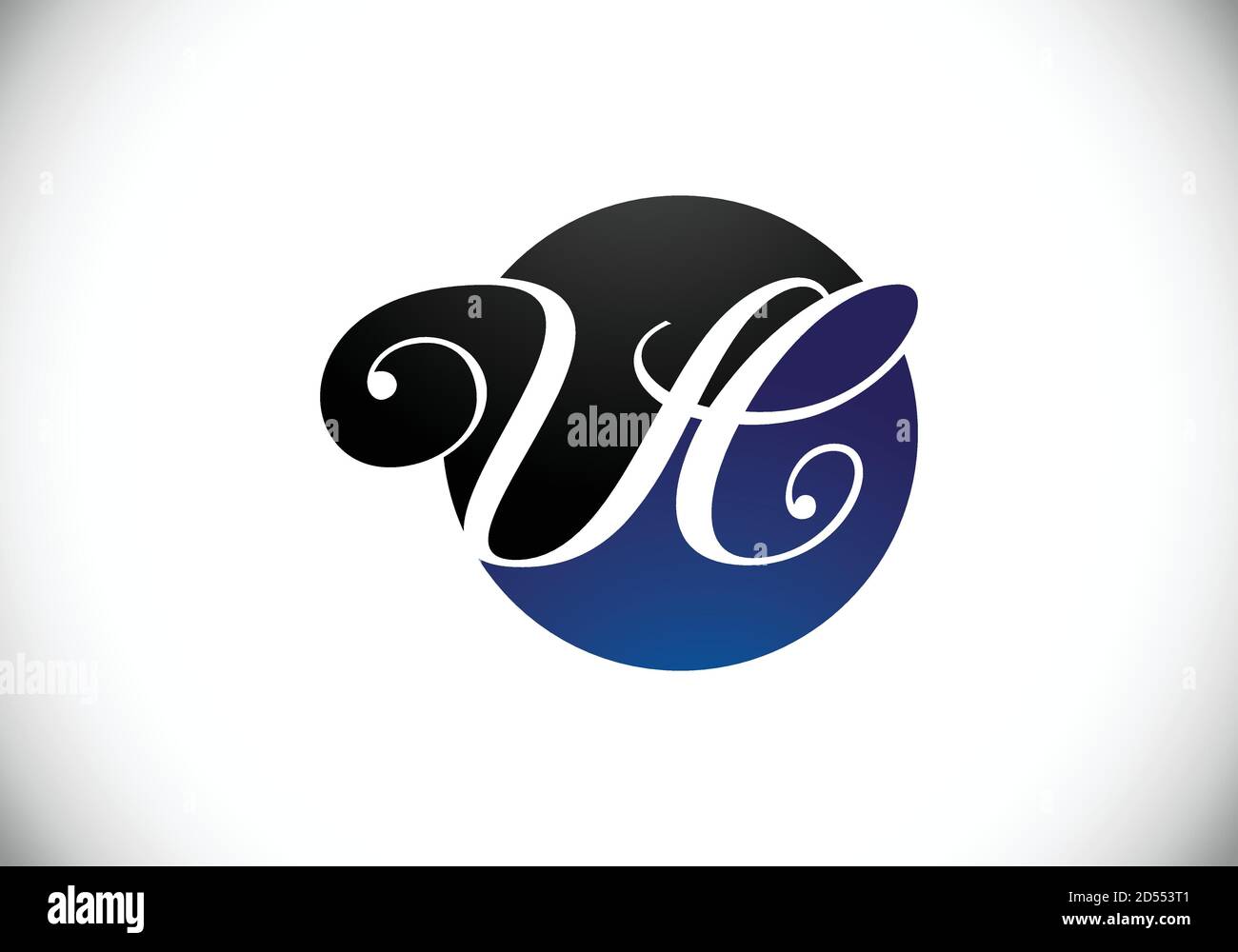 Initial Monogram Letter VC Logo Design Vector Template. Graphic ...