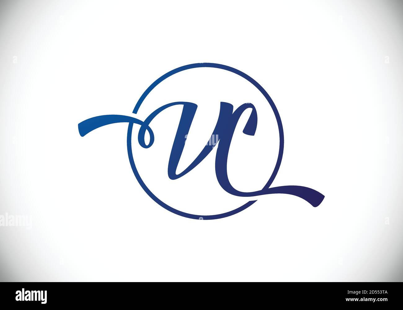 Initial Monogram Letter VC Logo Design Vector Template. Graphic ...