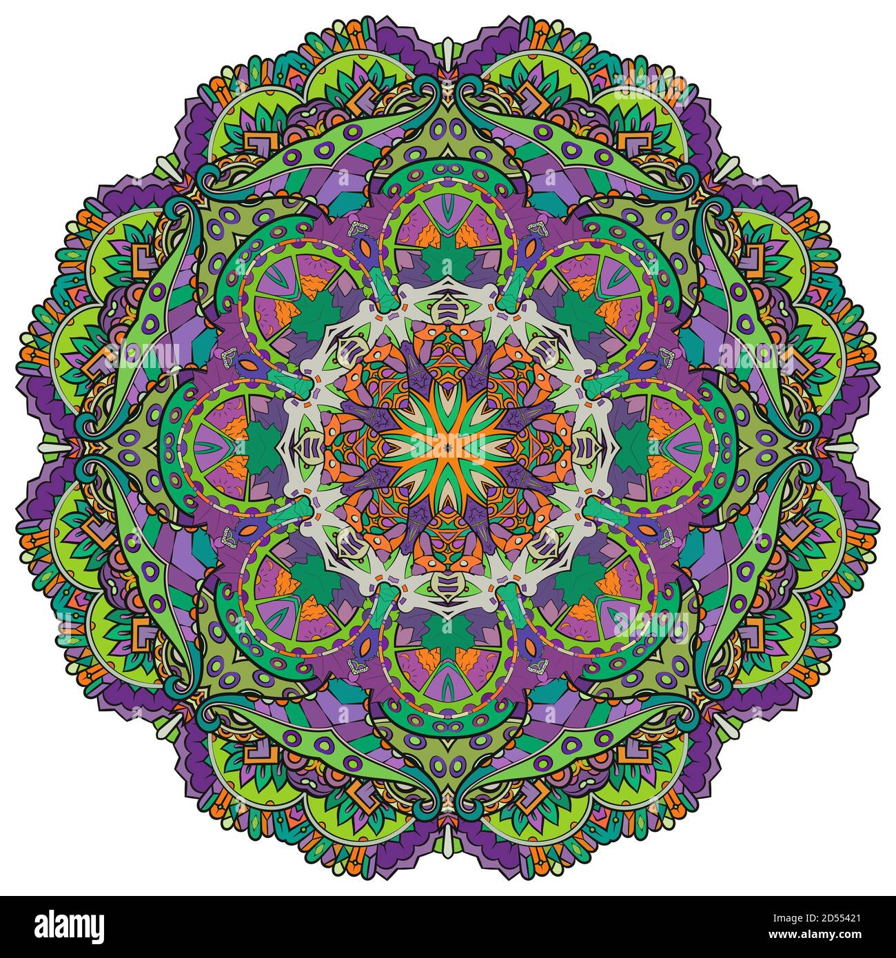 Mandala, tracery wheel mehndi design Stock Vector Image & Art - Alamy