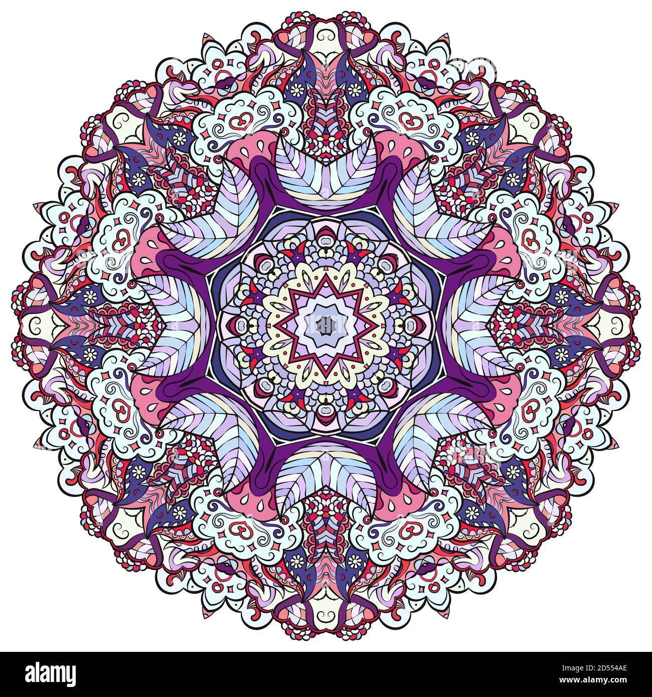 Mandala, tracery wheel mehndi design Stock Vector Image & Art - Alamy