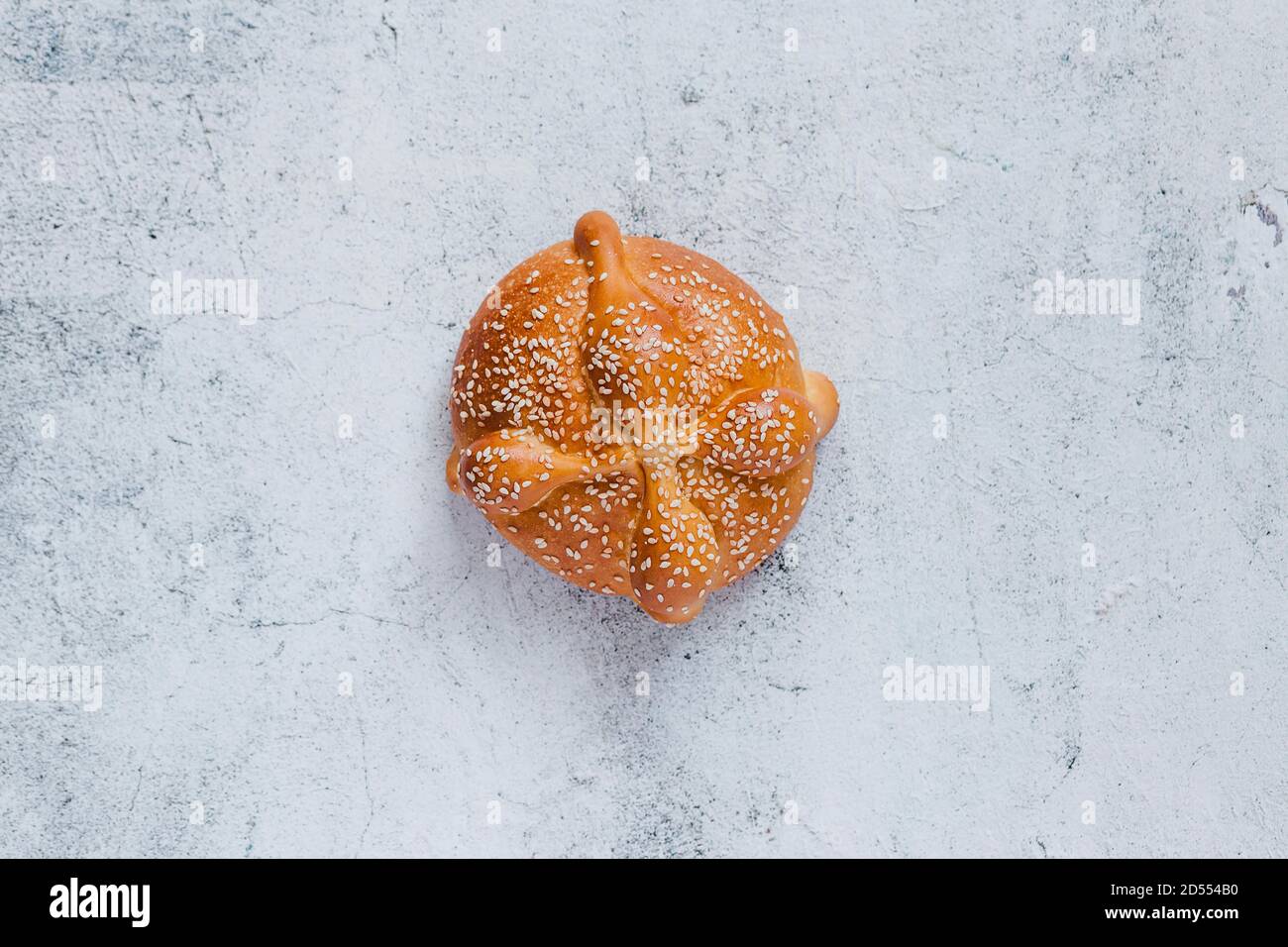 Pan de Muerto mexican bread traditional for day of the dead in Mexico ...