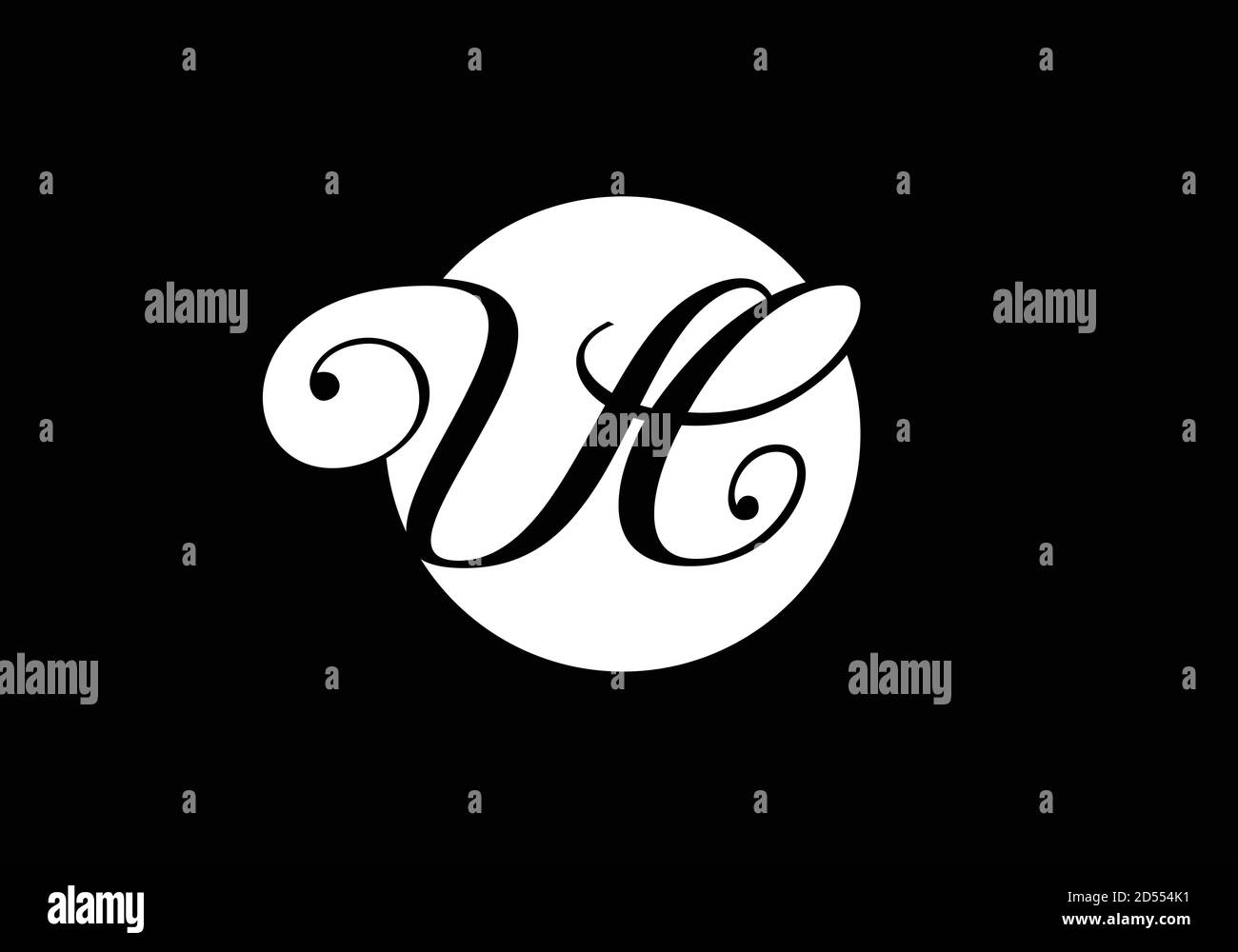 Initial Monogram Letter VC Logo Design Vector Template. Graphic ...