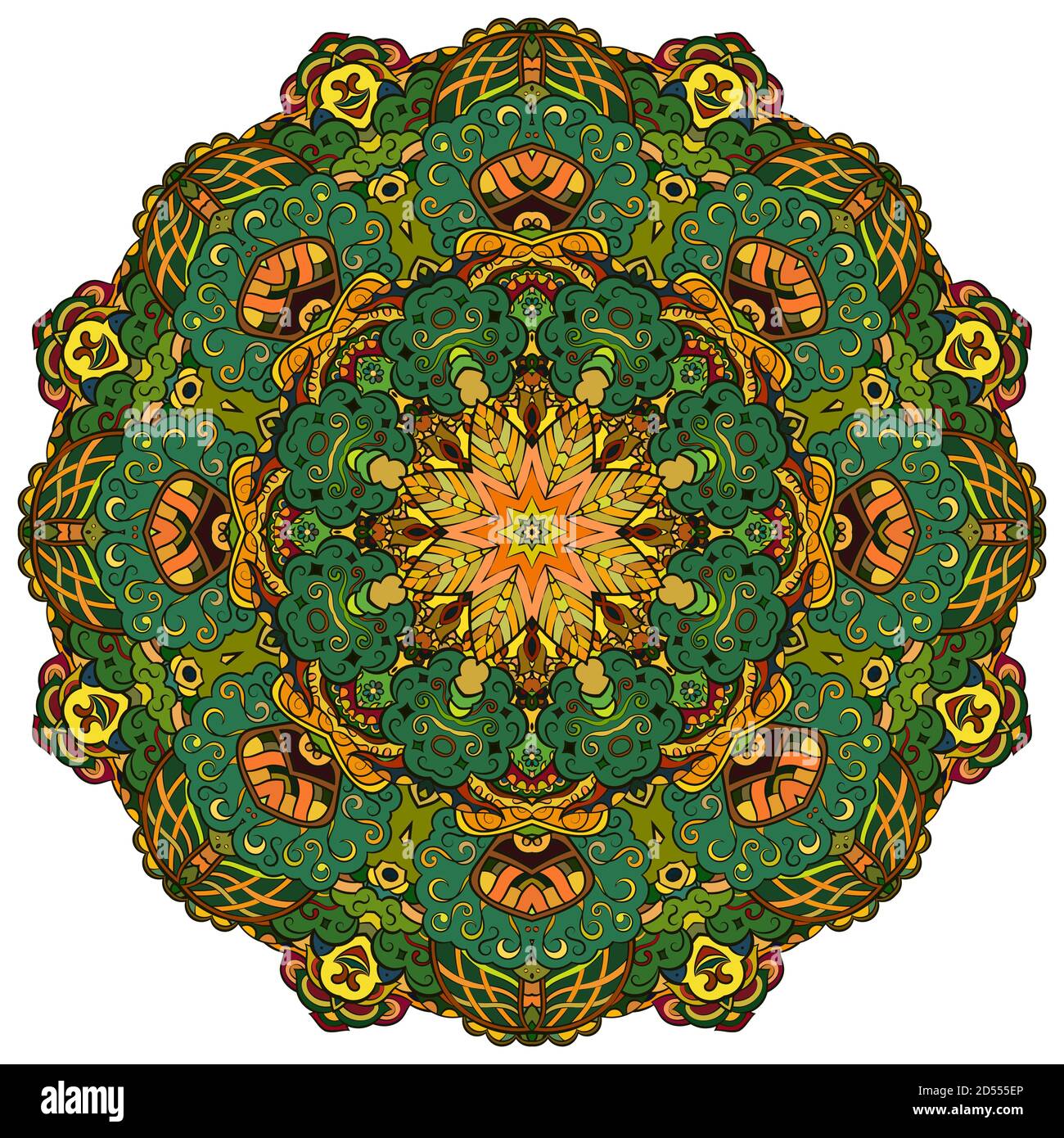 Mandala, tracery wheel mehndi design Stock Vector Image & Art - Alamy