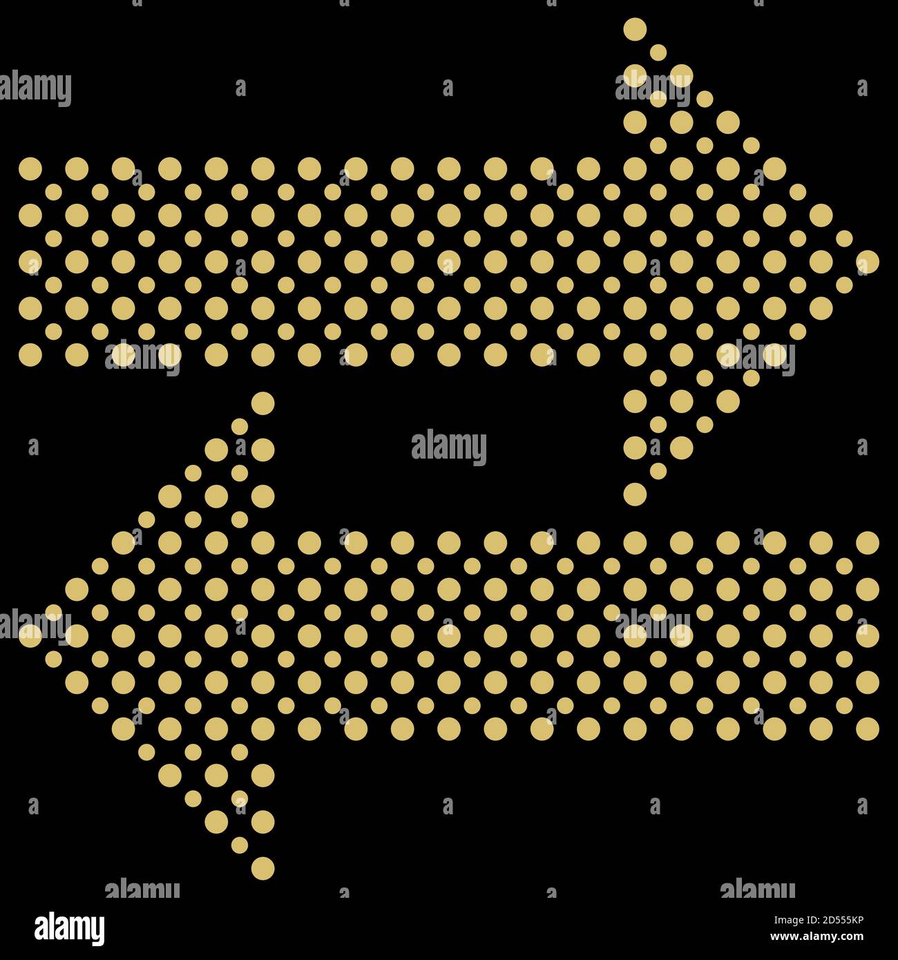 Fine Vector Dotted Arrows Stock Vector Image & Art - Alamy