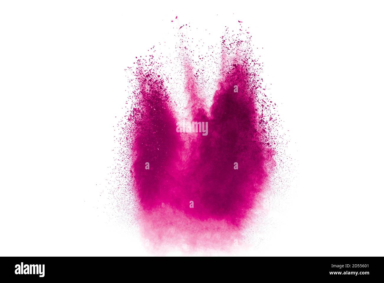 Pink powder pigment background Cut Out Stock Images & Pictures - Alamy