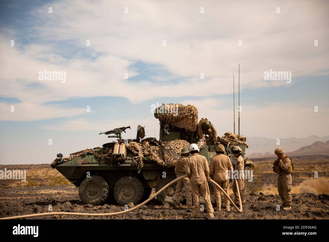 U.S. Marines with Bravo Company, 2d Light Armored Reconnaissance ...