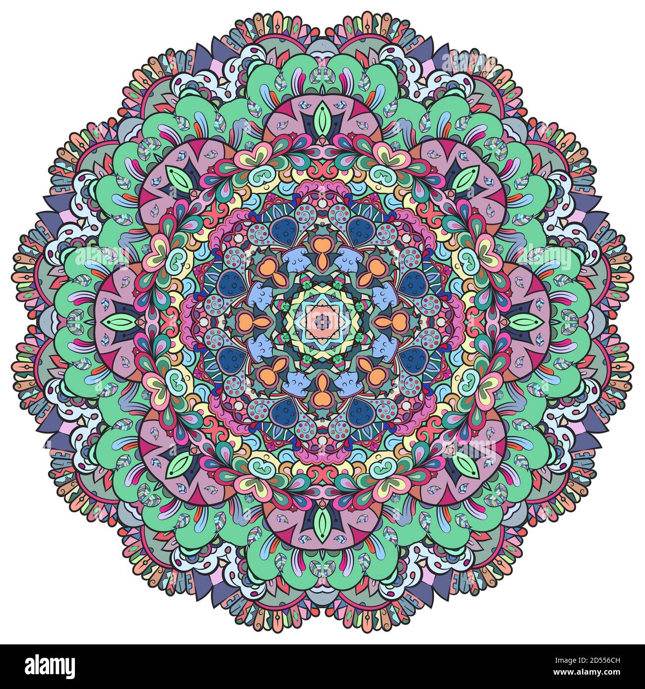 Mandala, tracery wheel mehndi design Stock Vector Image & Art - Alamy