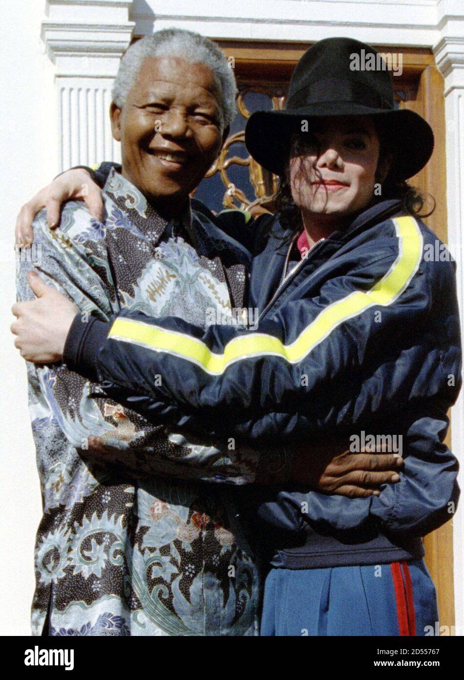 Michael jackson nelson mandela hi-res stock photography and images - Alamy