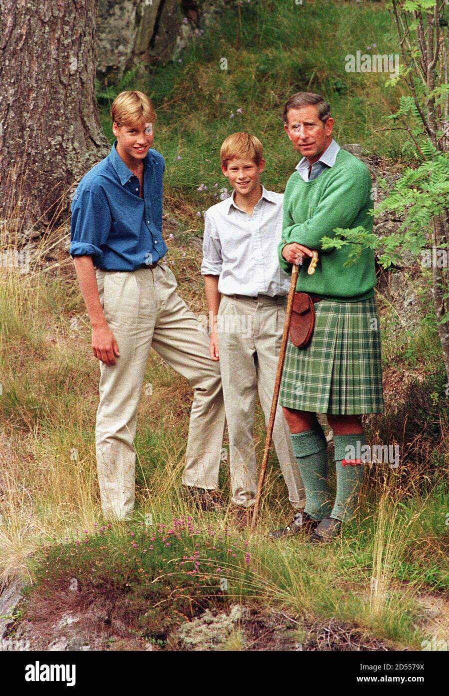 Prince charles sons prince william hi-res stock photography and images ...
