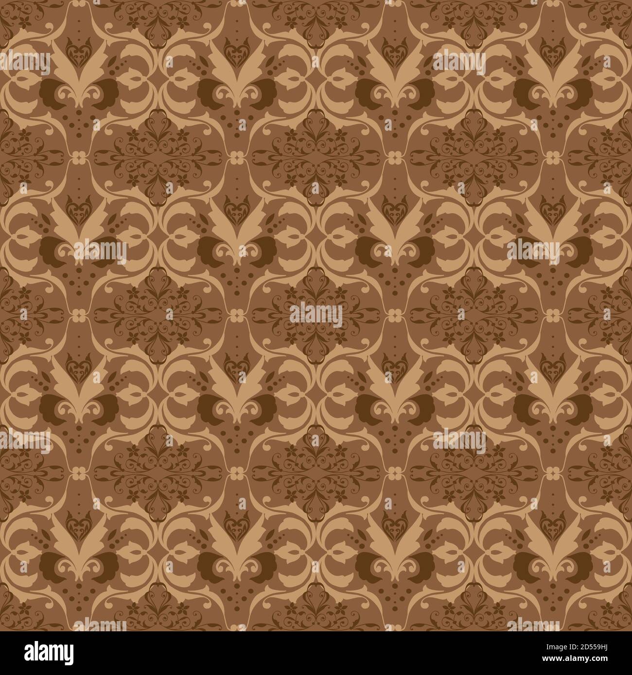 Unique motifs design on Kawung batik with smooth brown color design ...
