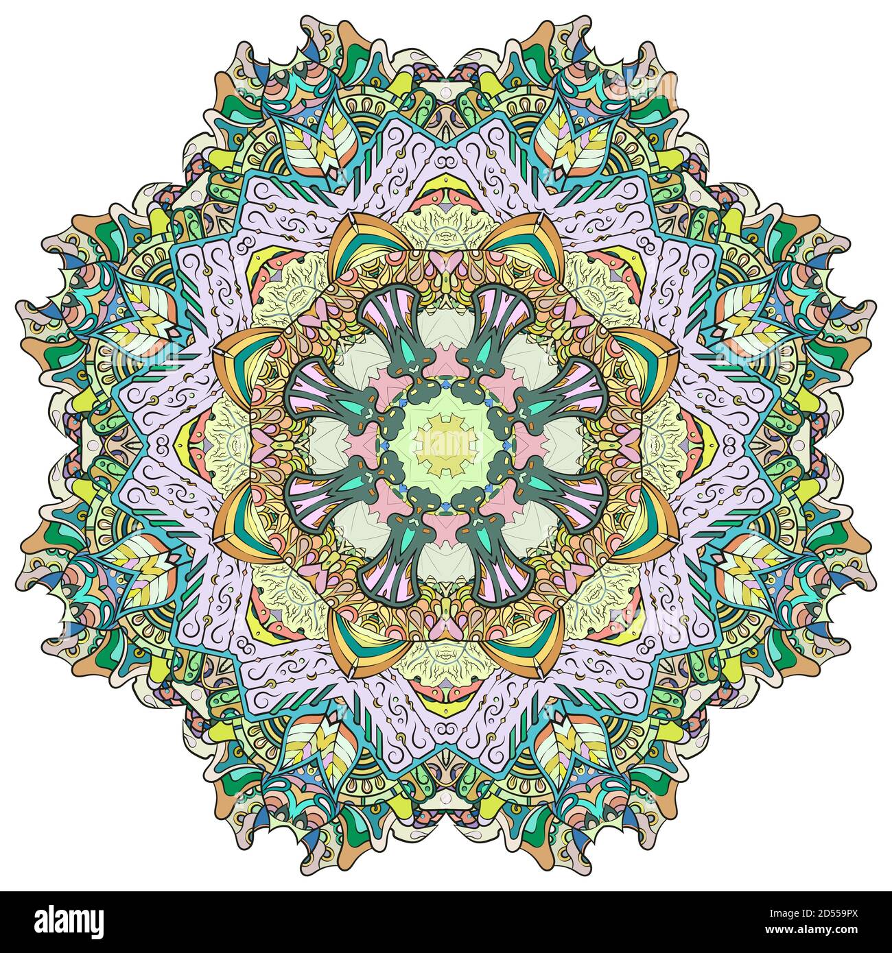 Mandala, tracery wheel mehndi design Stock Vector Image & Art - Alamy