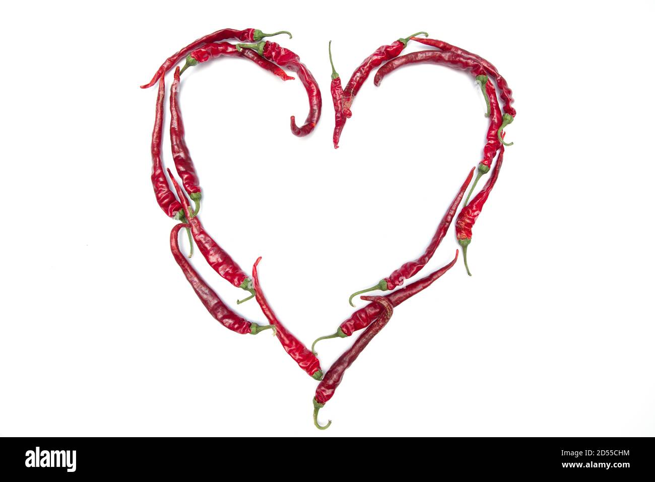 Heart chili pepper isolated on hi-res stock photography and images - Alamy