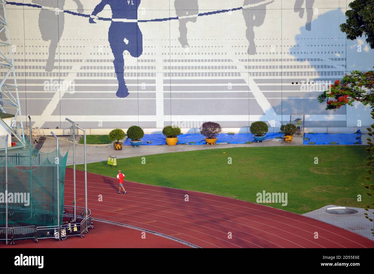 Jogging track at Yuen Long Stadium, Hong Kong Stock Photo - Alamy