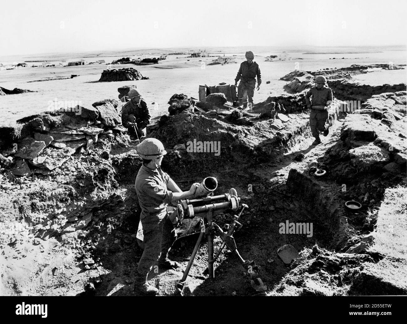 Falklands War Soldiers Black and White Stock Photos & Images - Alamy