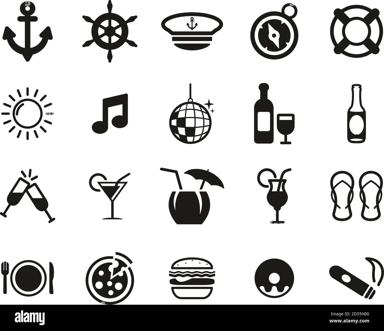 White boat party Cut Out Stock Images & Pictures - Alamy