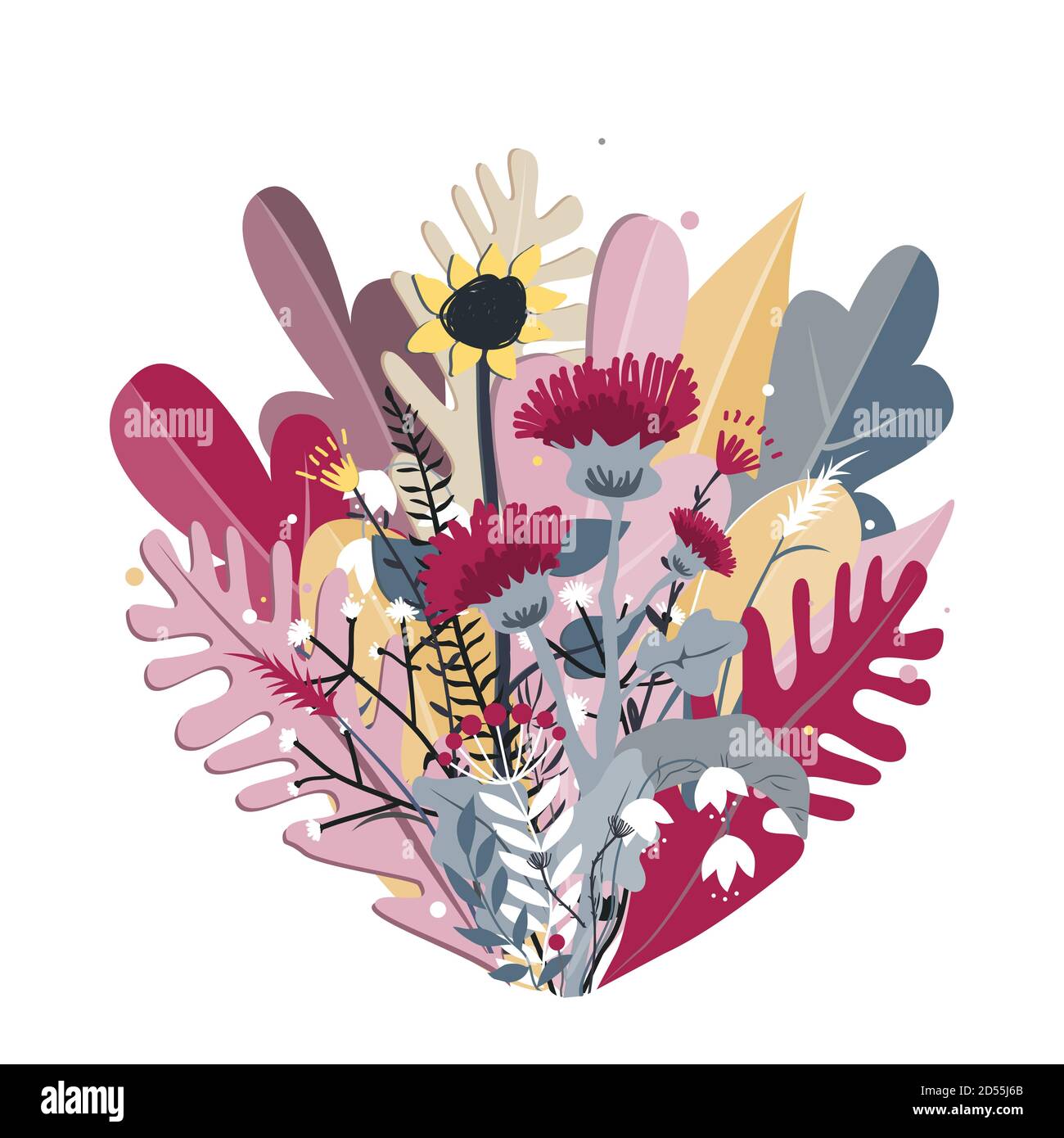 Cozy autumn background Cut Out Stock Images & Pictures - Alamy