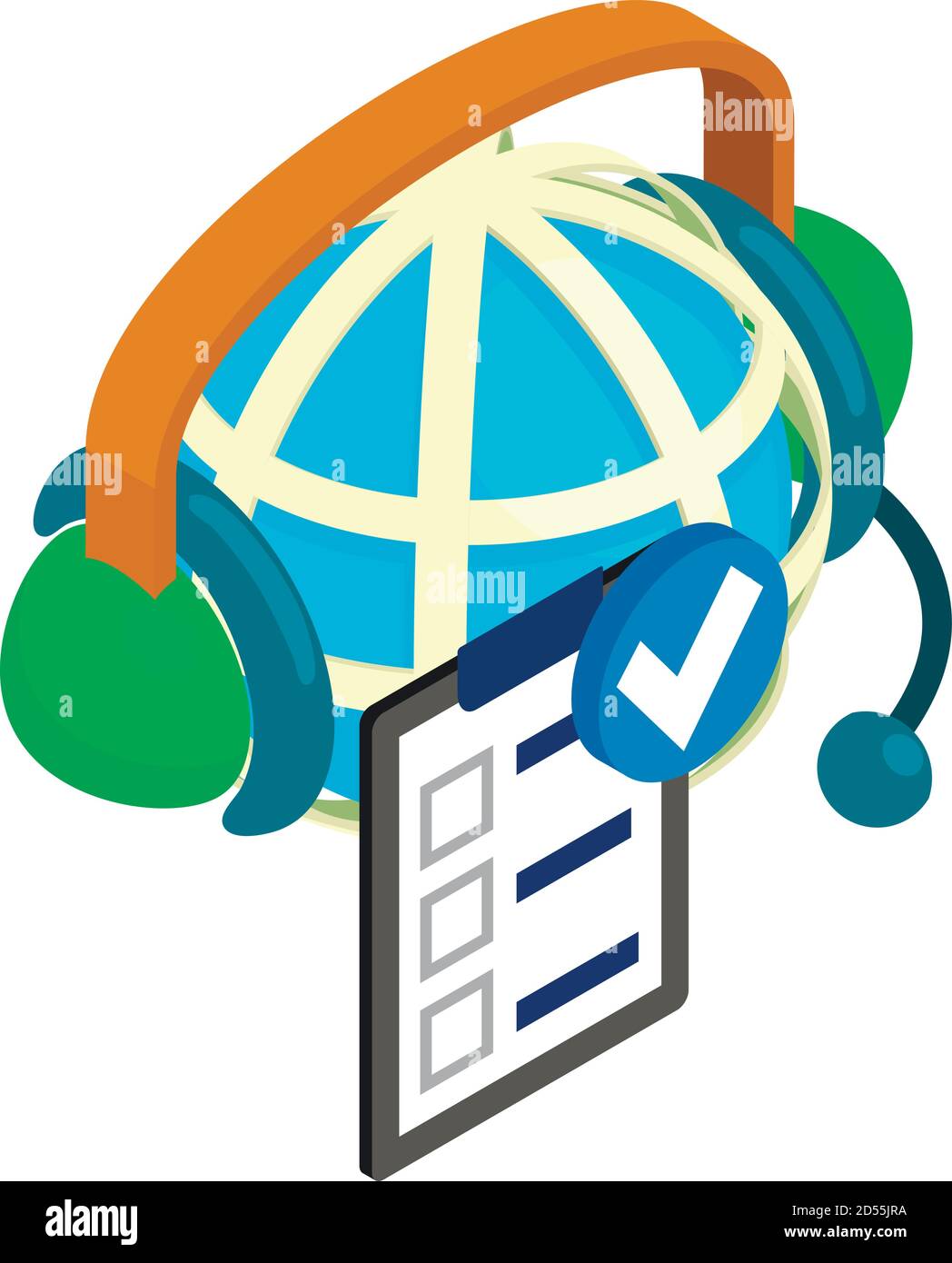 Learning support icon 3d Stock Vector Images - Alamy