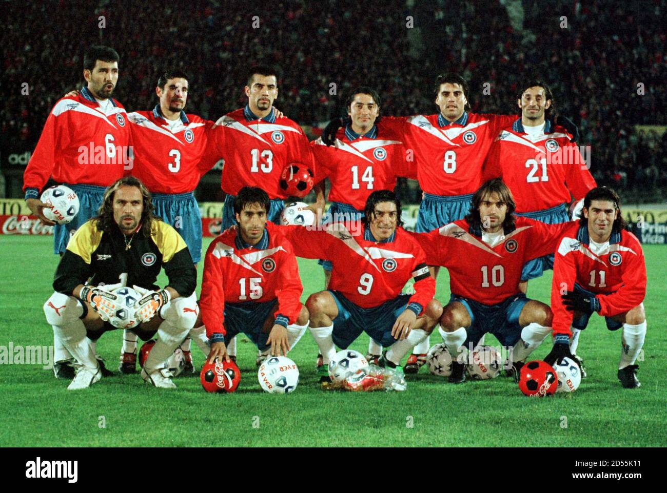 The Chile Team Pose For Photographers High Resolution Stock Photography ...