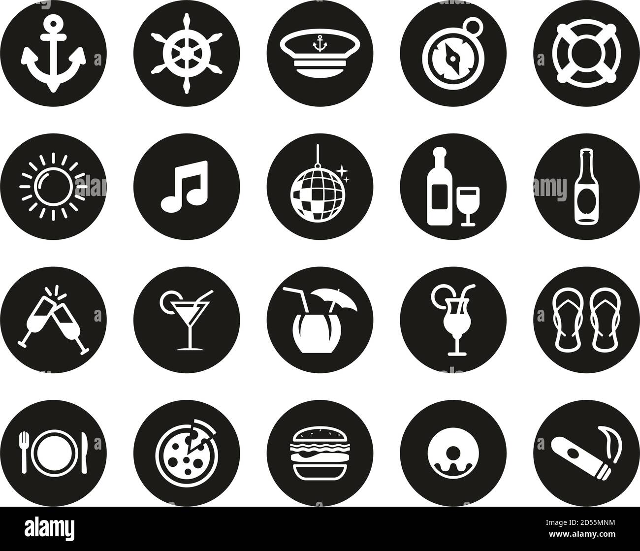 White boat party Cut Out Stock Images & Pictures - Alamy