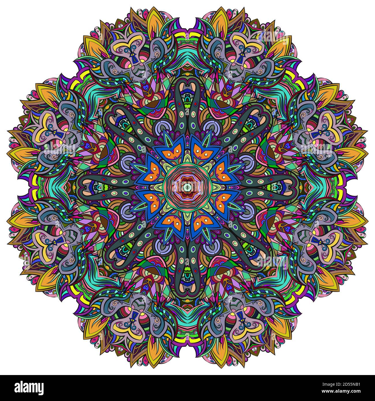 Mandala, tracery wheel mehndi design Stock Vector Image & Art - Alamy