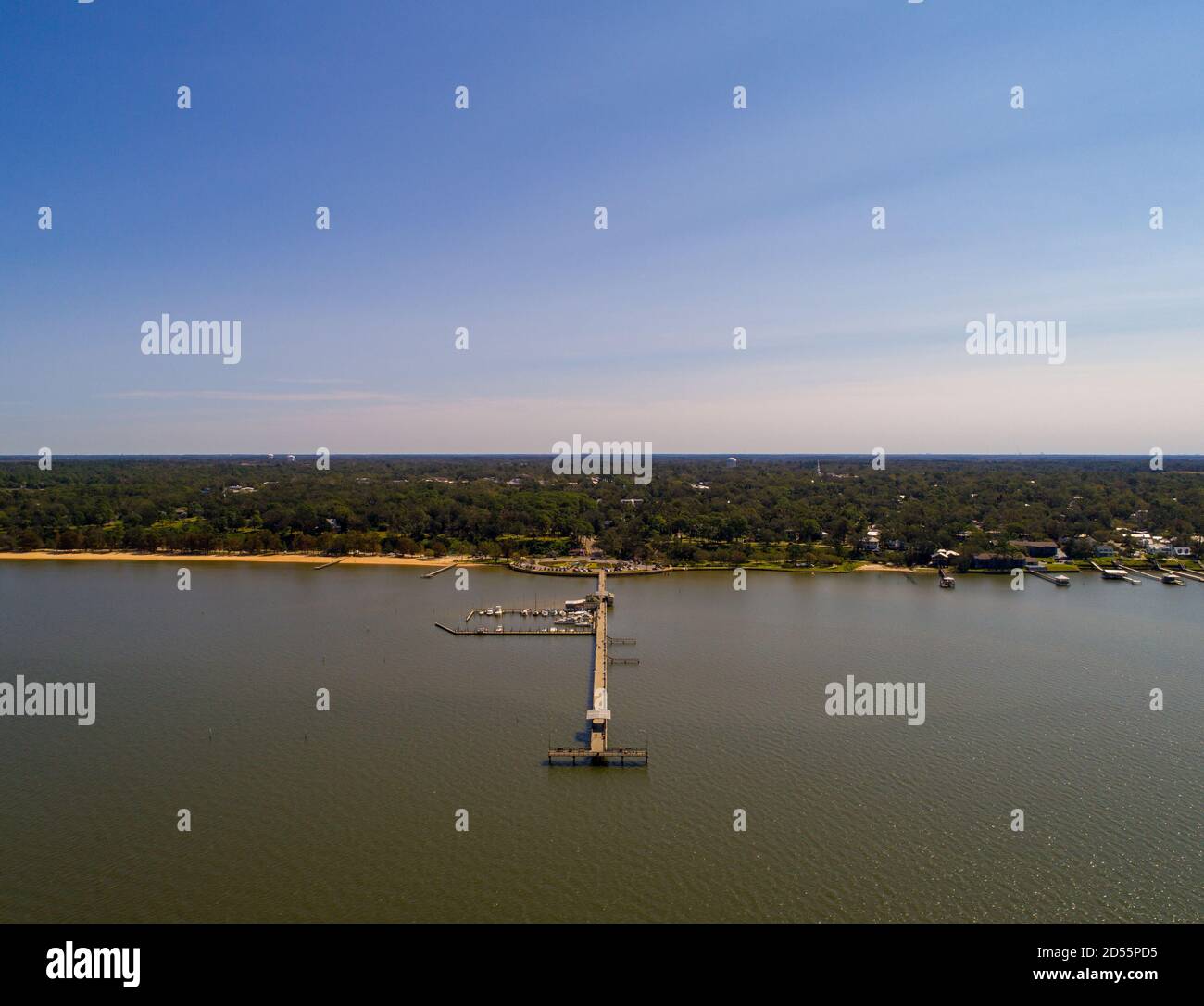 The Fairhope, Alabama municipal pier Stock Photo - Alamy