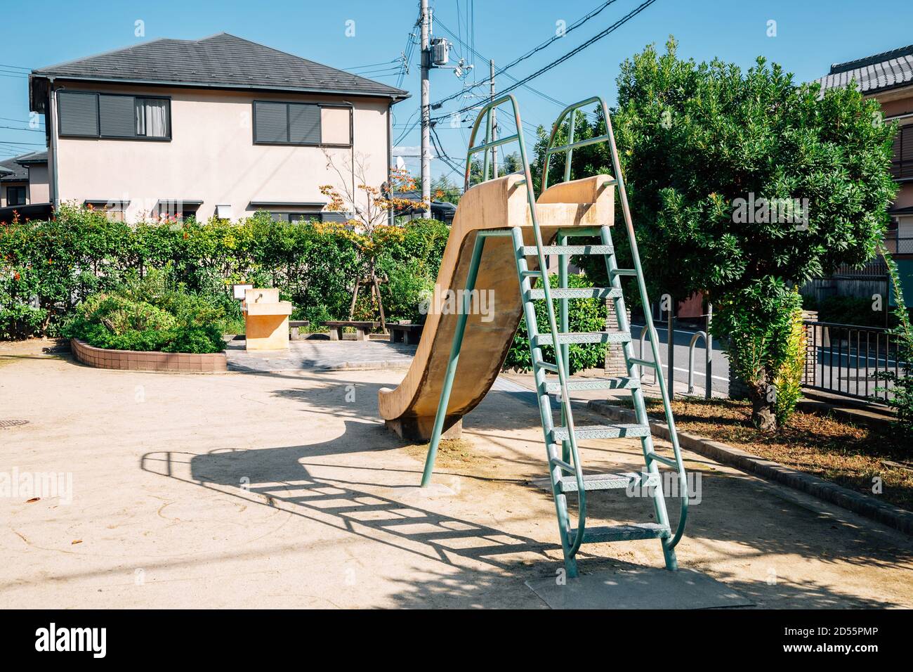 Slide at playground in Kyoto, Japan Stock Photo - Alamy