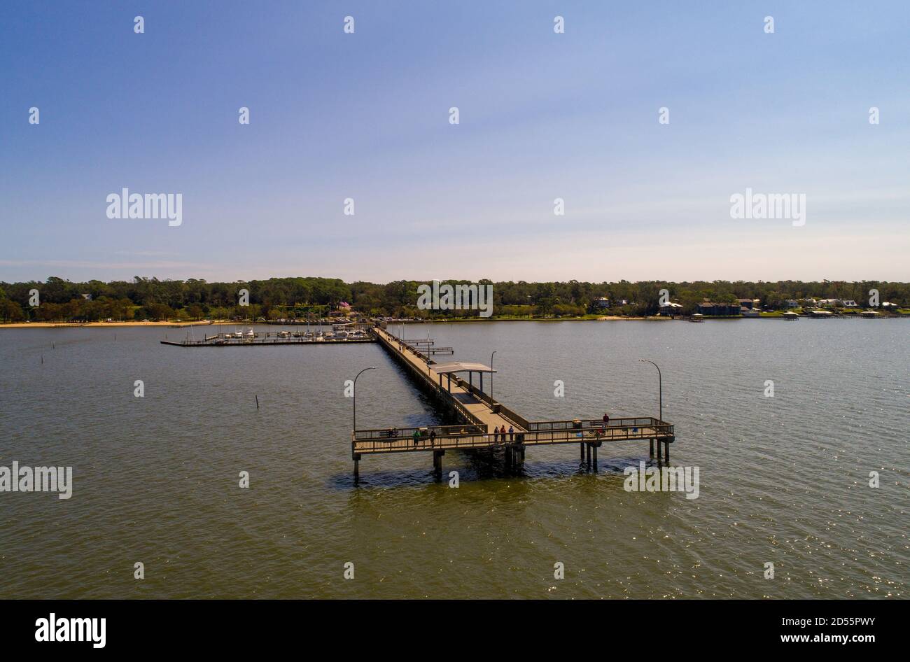 The Fairhope, Alabama municipal pier Stock Photo - Alamy