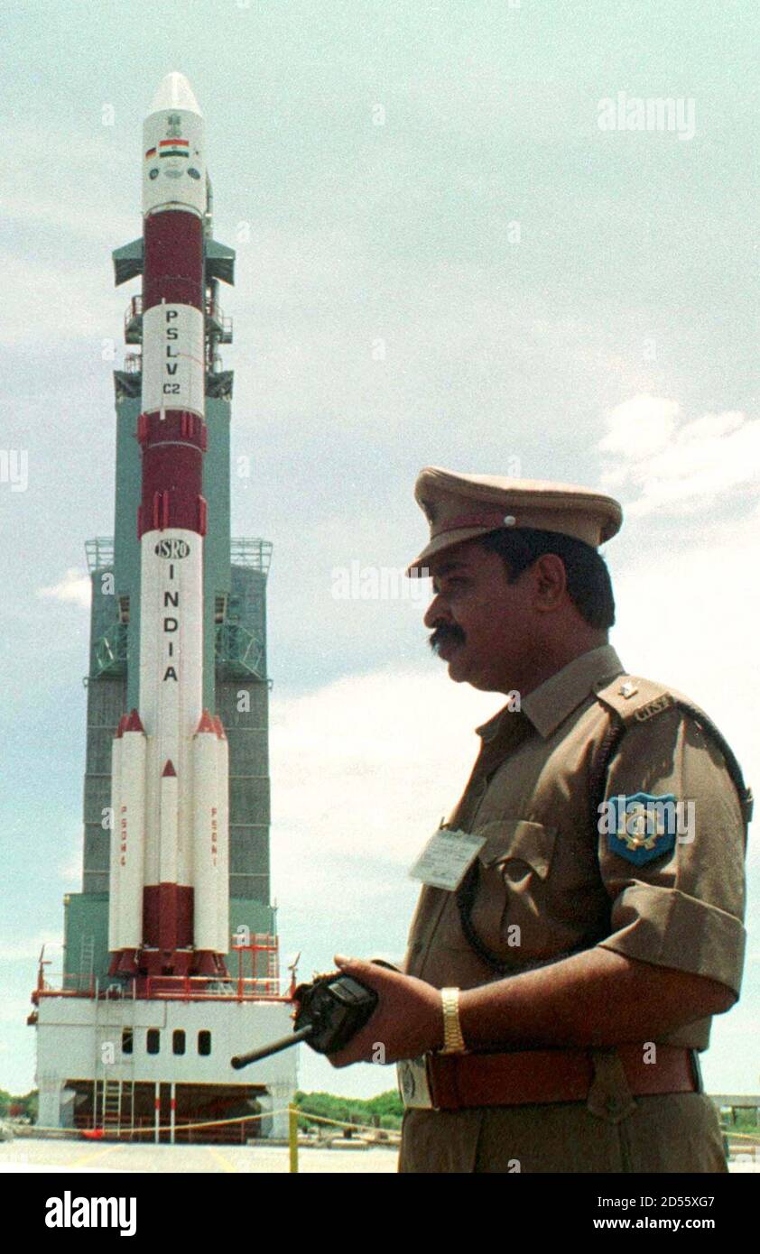 Indian satellite launch vehicle hi-res stock photography and images - Alamy