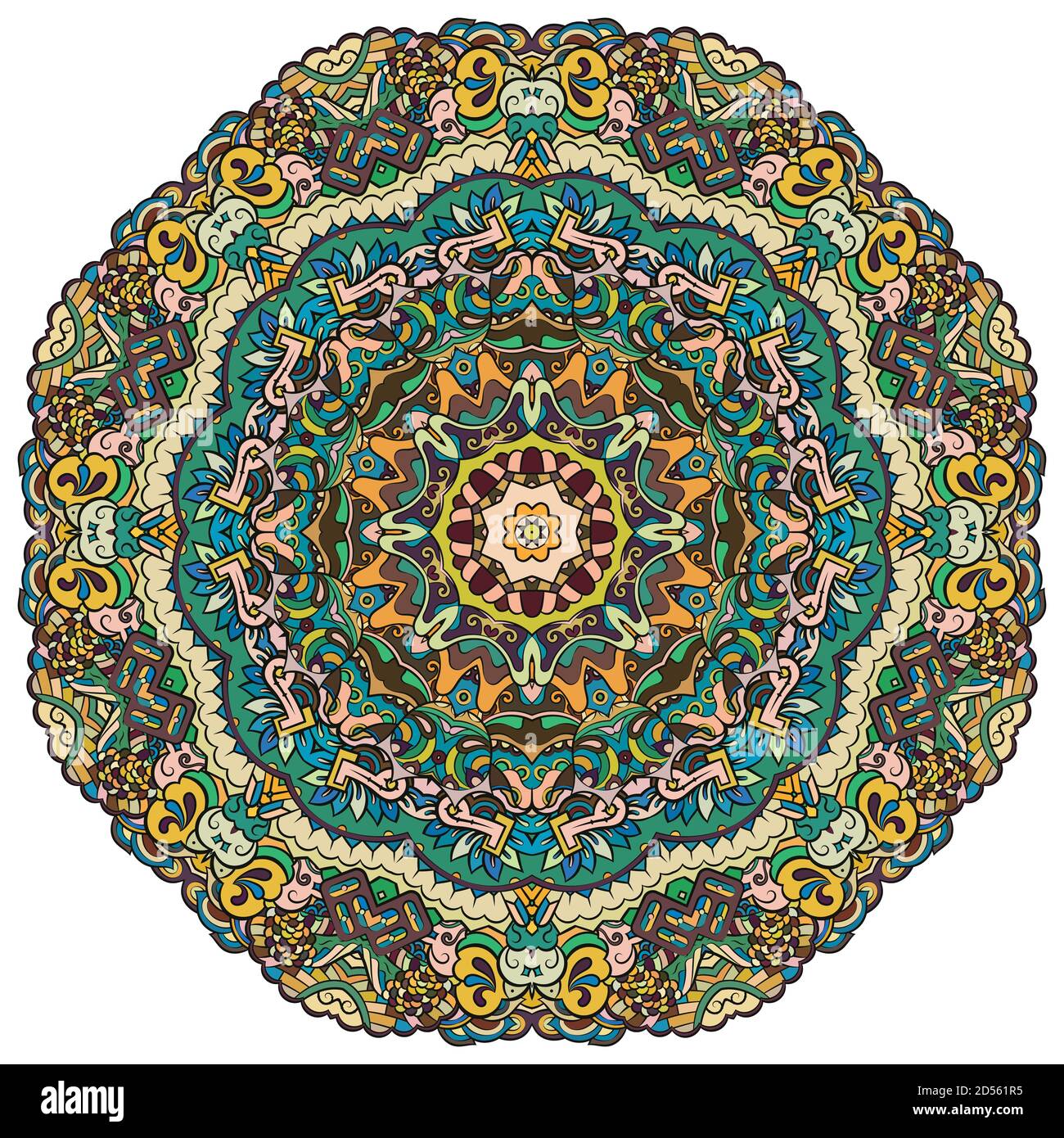 Mandala, tracery wheel mehndi design Stock Vector Image & Art - Alamy