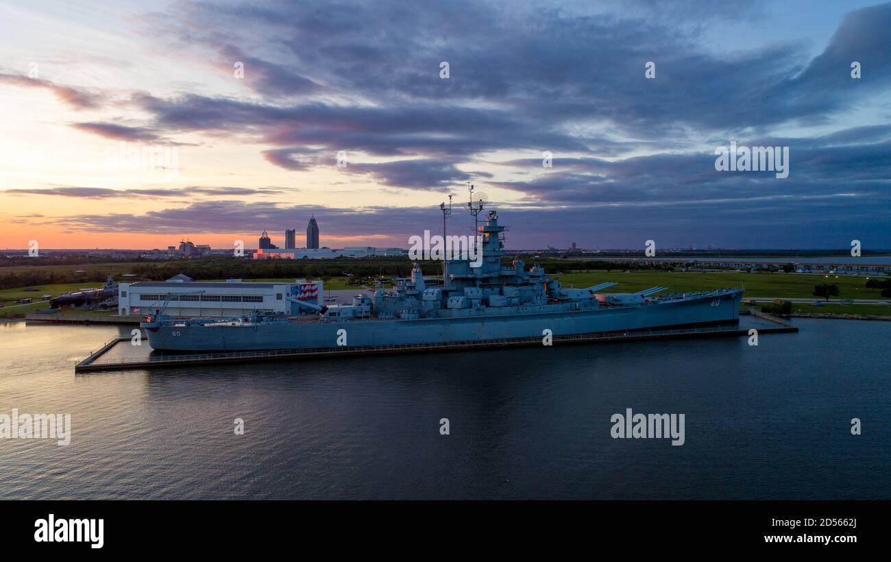 Battleship uss alabama hi-res stock photography and images - Alamy