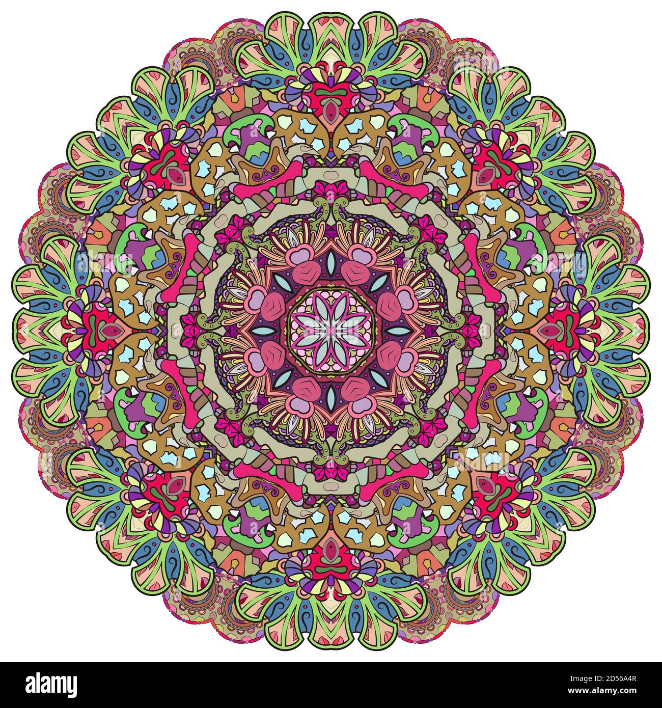 Mandala, tracery wheel mehndi design Stock Vector Image & Art - Alamy