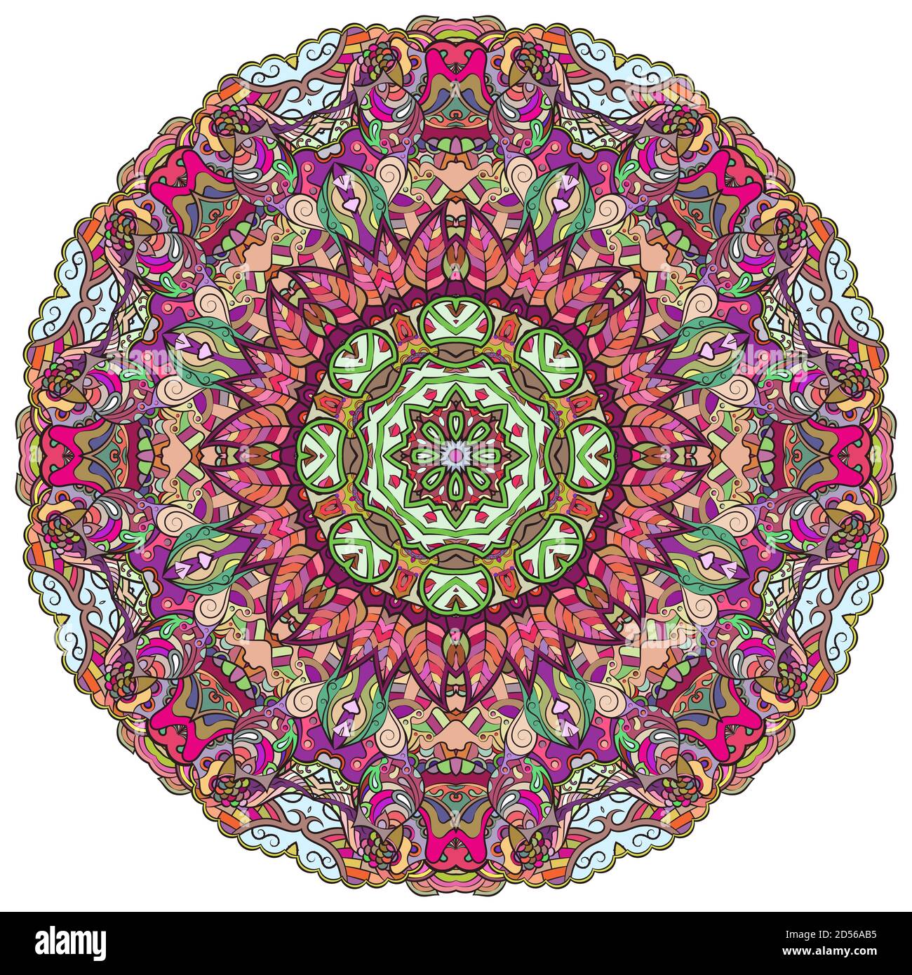 Mandala, tracery wheel mehndi design Stock Vector Image & Art - Alamy