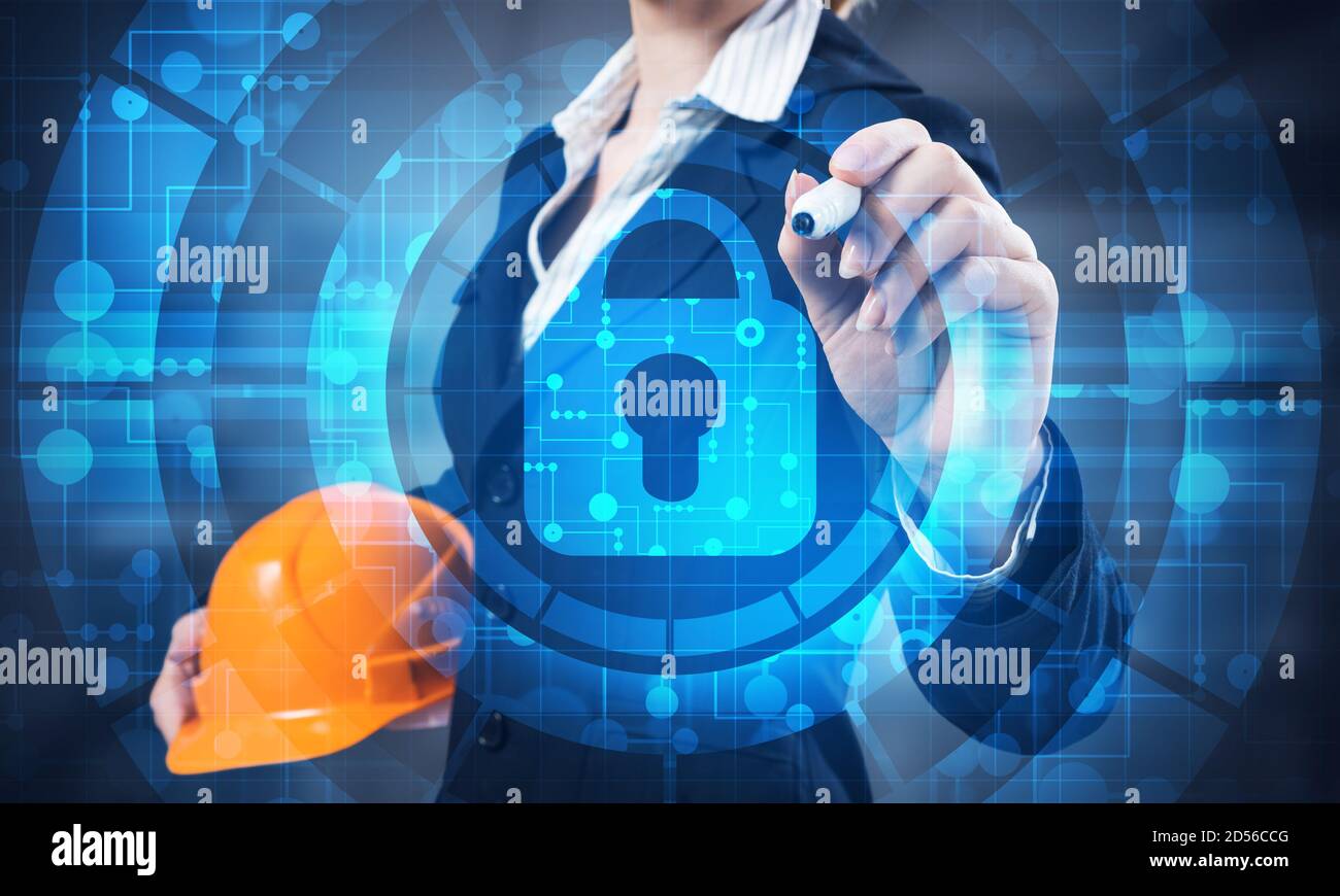 Computer security and information technology Stock Photo - Alamy