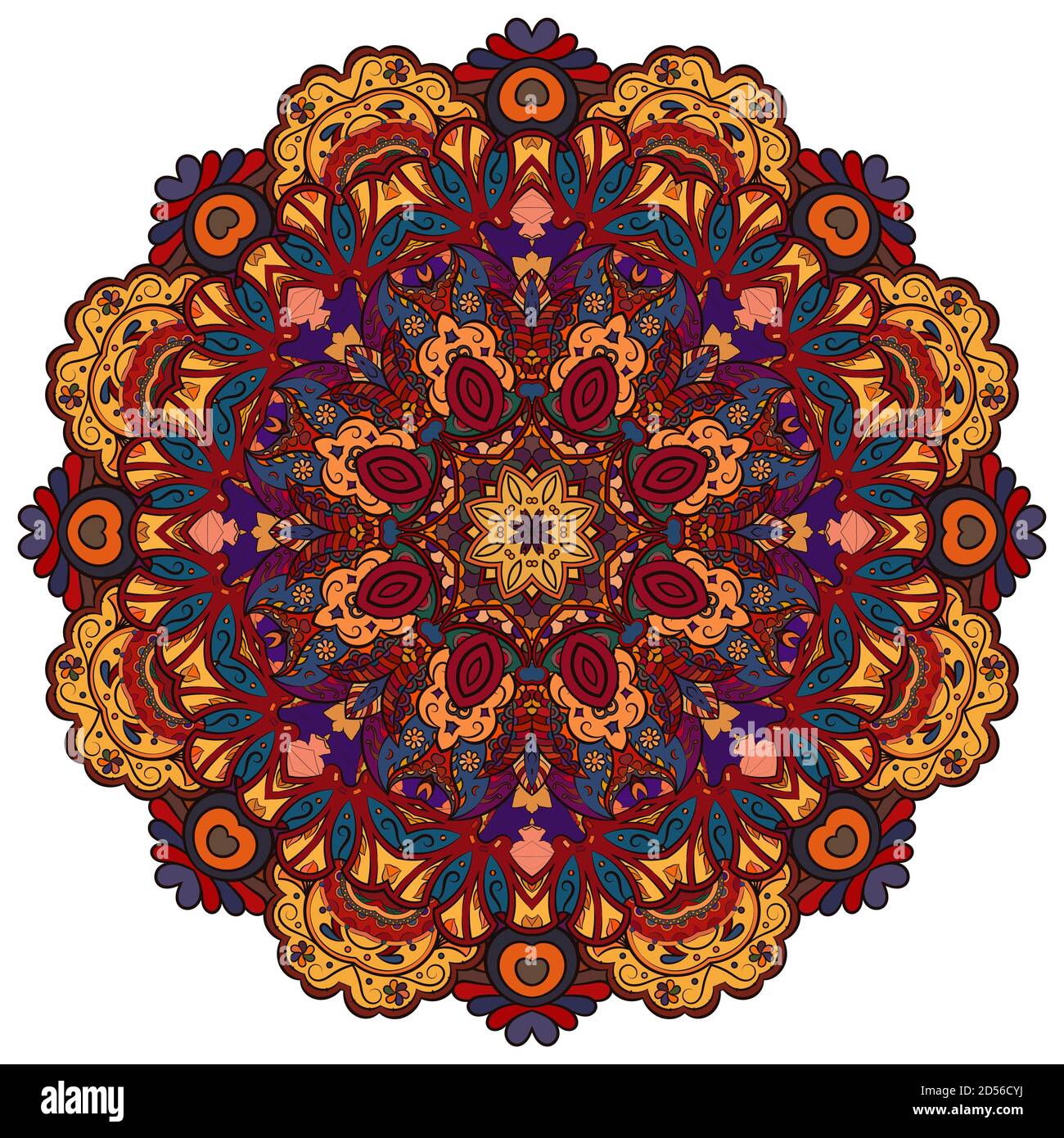 Mandala, tracery wheel mehndi design Stock Vector Image & Art - Alamy