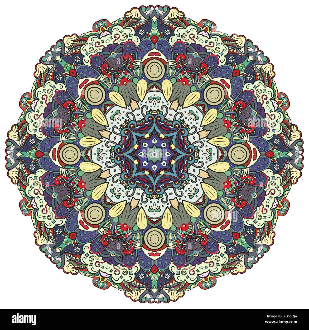 Mandala, tracery wheel mehndi design Stock Vector Image & Art - Alamy