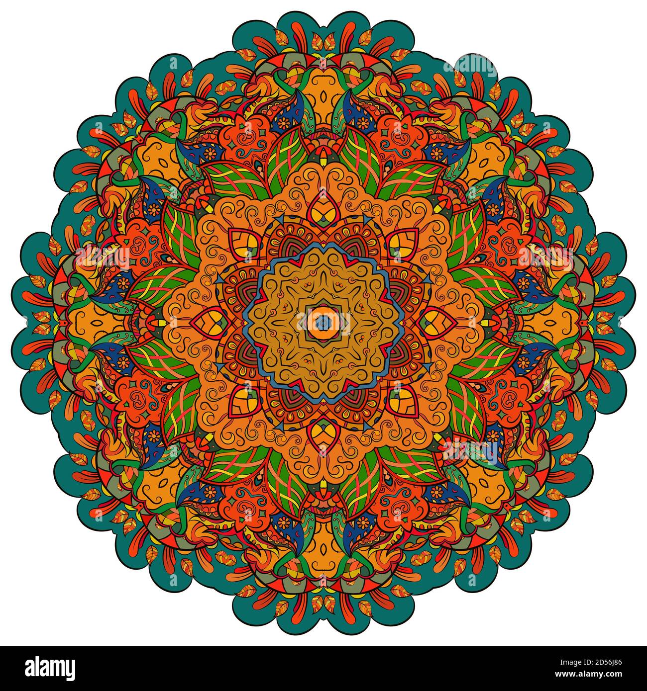 Mandala, tracery wheel mehndi design Stock Vector Image & Art - Alamy