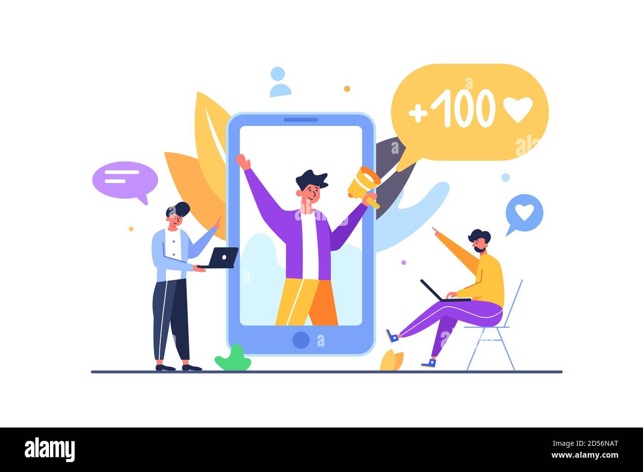 Popular digital media Stock Vector Images - Alamy