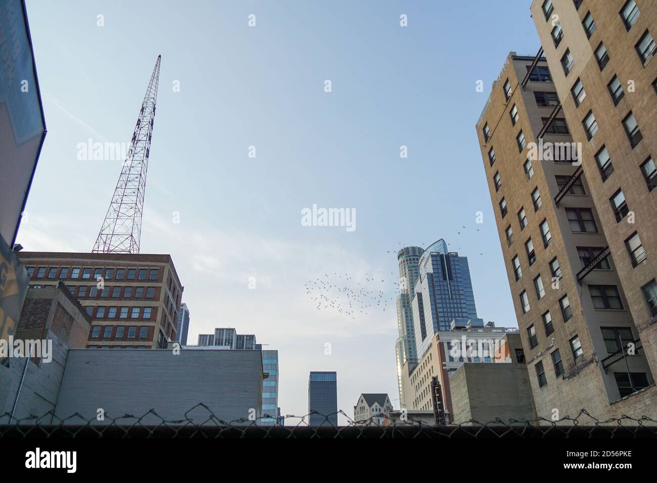 Building tops, Los Angeles Stock Photo - Alamy