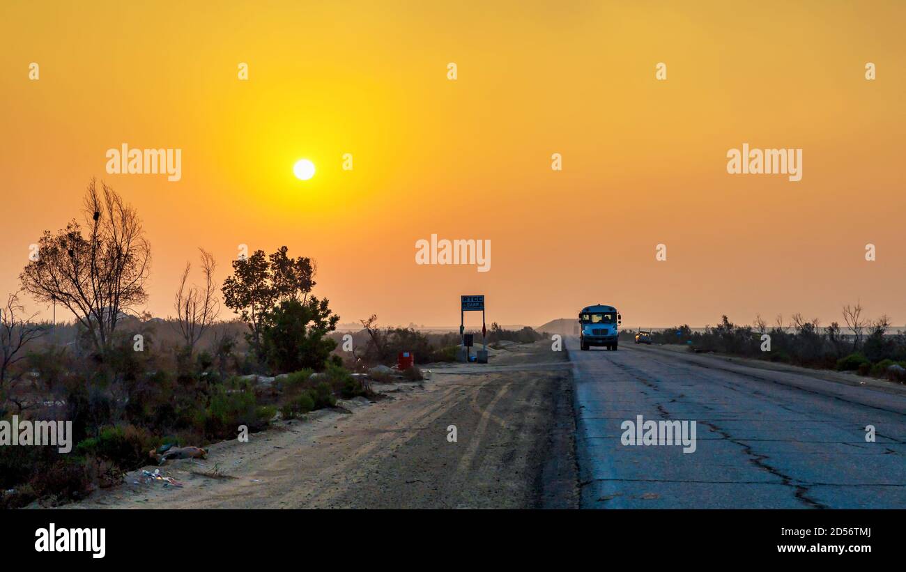 Beautiful Sunrise view at desert Dammam Saudi Arabia Stock Photo - Alamy