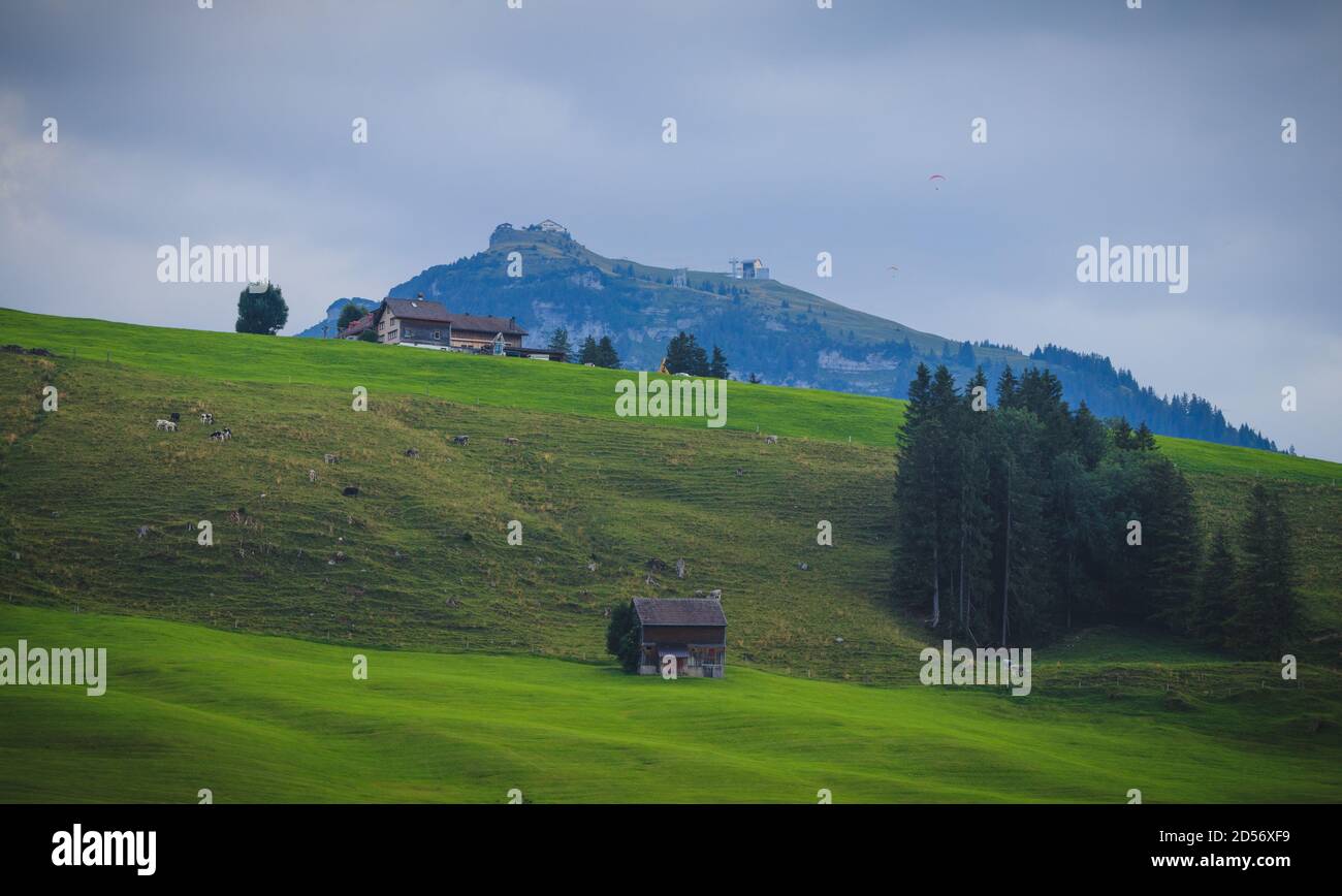 small alm houses Stock Photo - Alamy