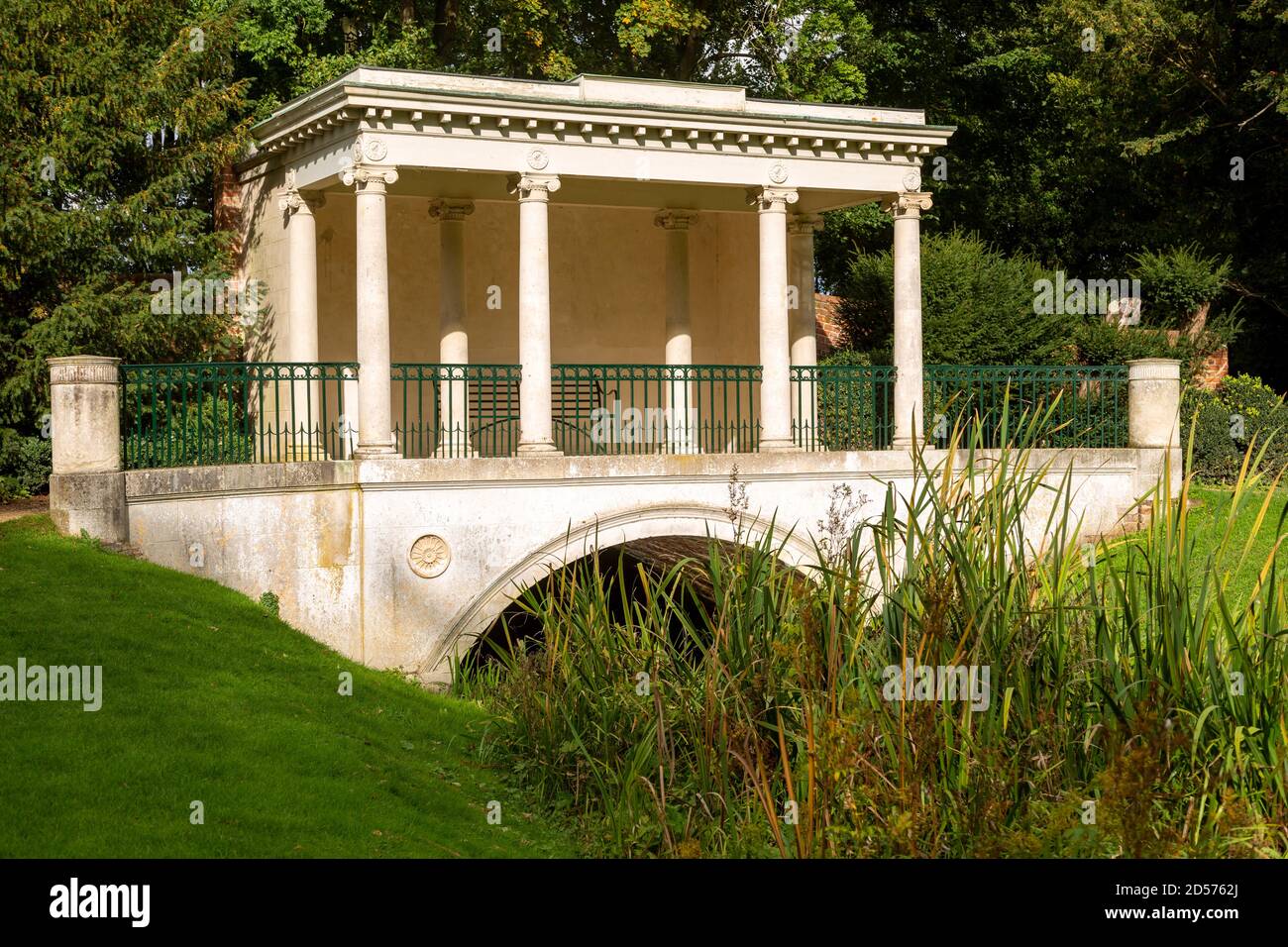 The Temple of Concord in the gardens at Audley End House, Essex ...