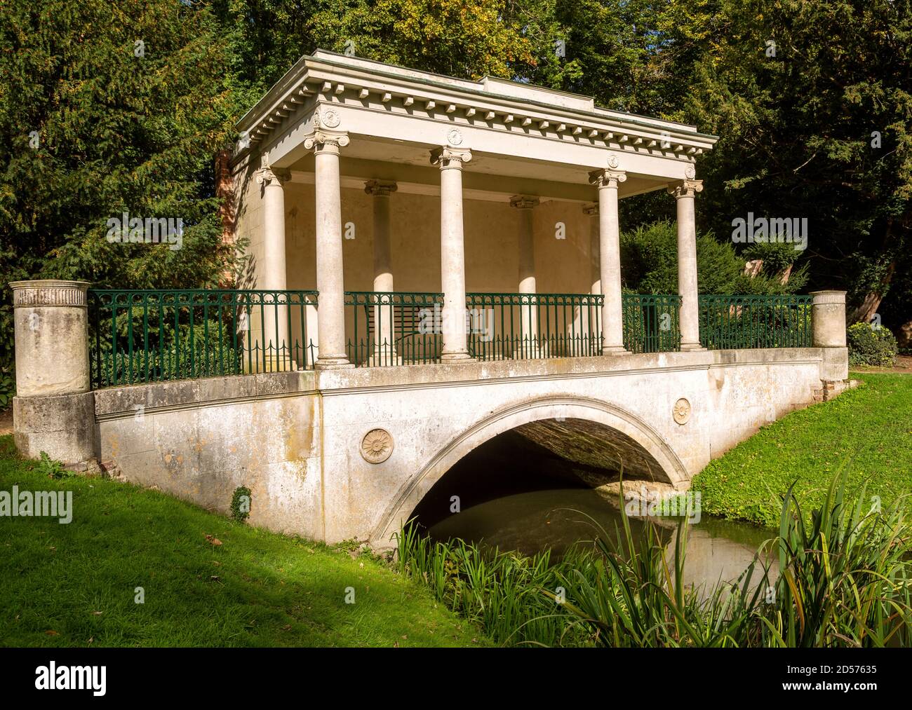 The Temple of Concord in the gardens at Audley End House, Essex ...