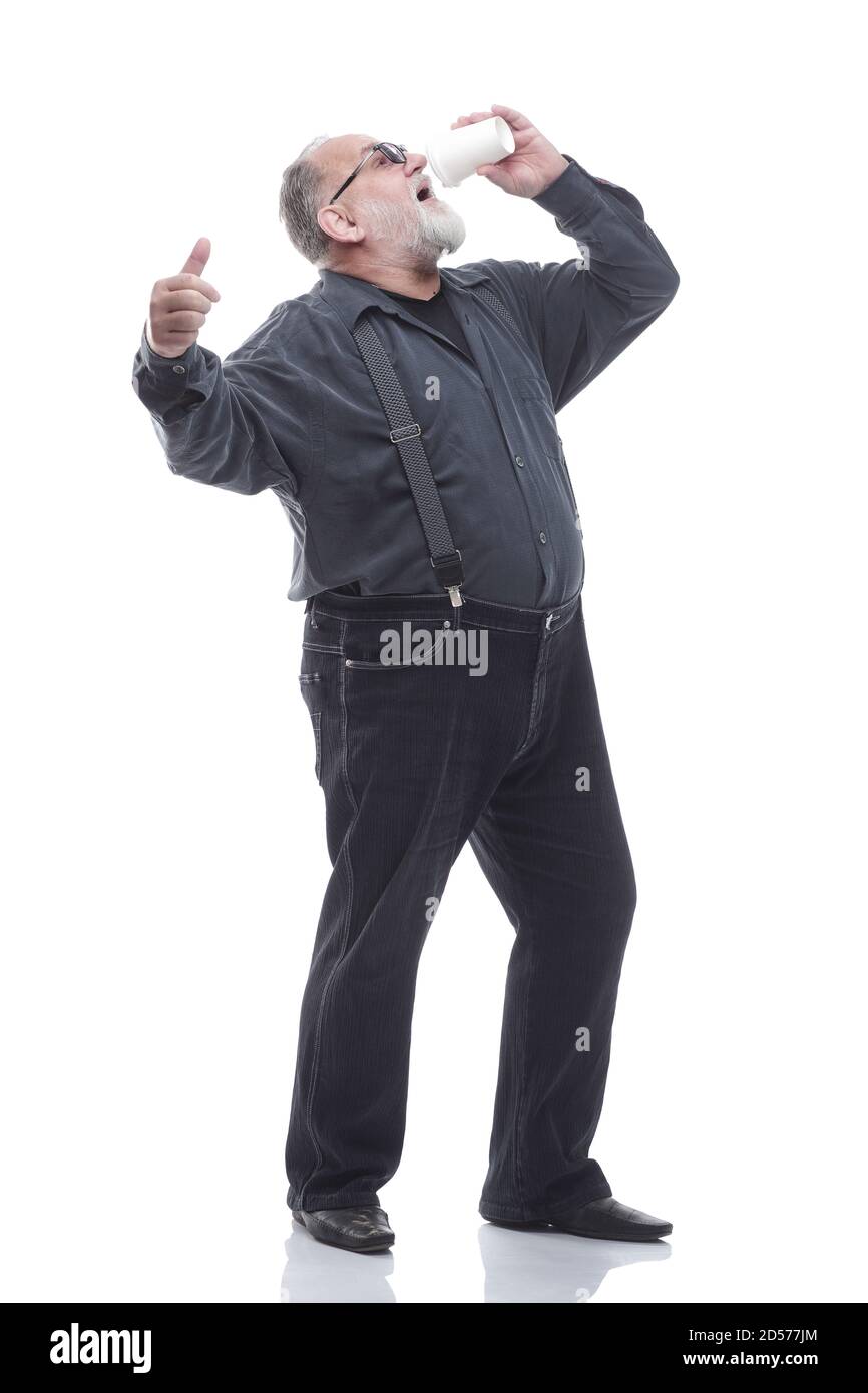 Stylish older men isolated hi-res stock photography and images - Alamy